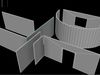 3D Model Collection sci fi walls - architectural modular kit VR / AR ...