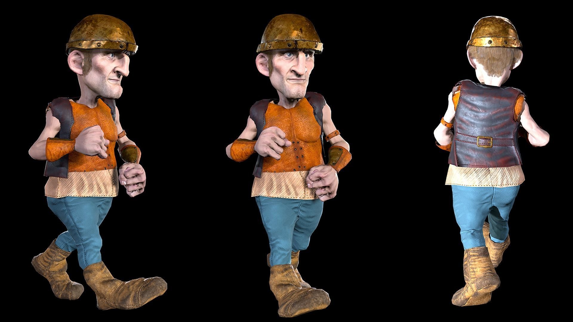 3D model Troll Medieval Character VR / AR / low-poly | CGTrader