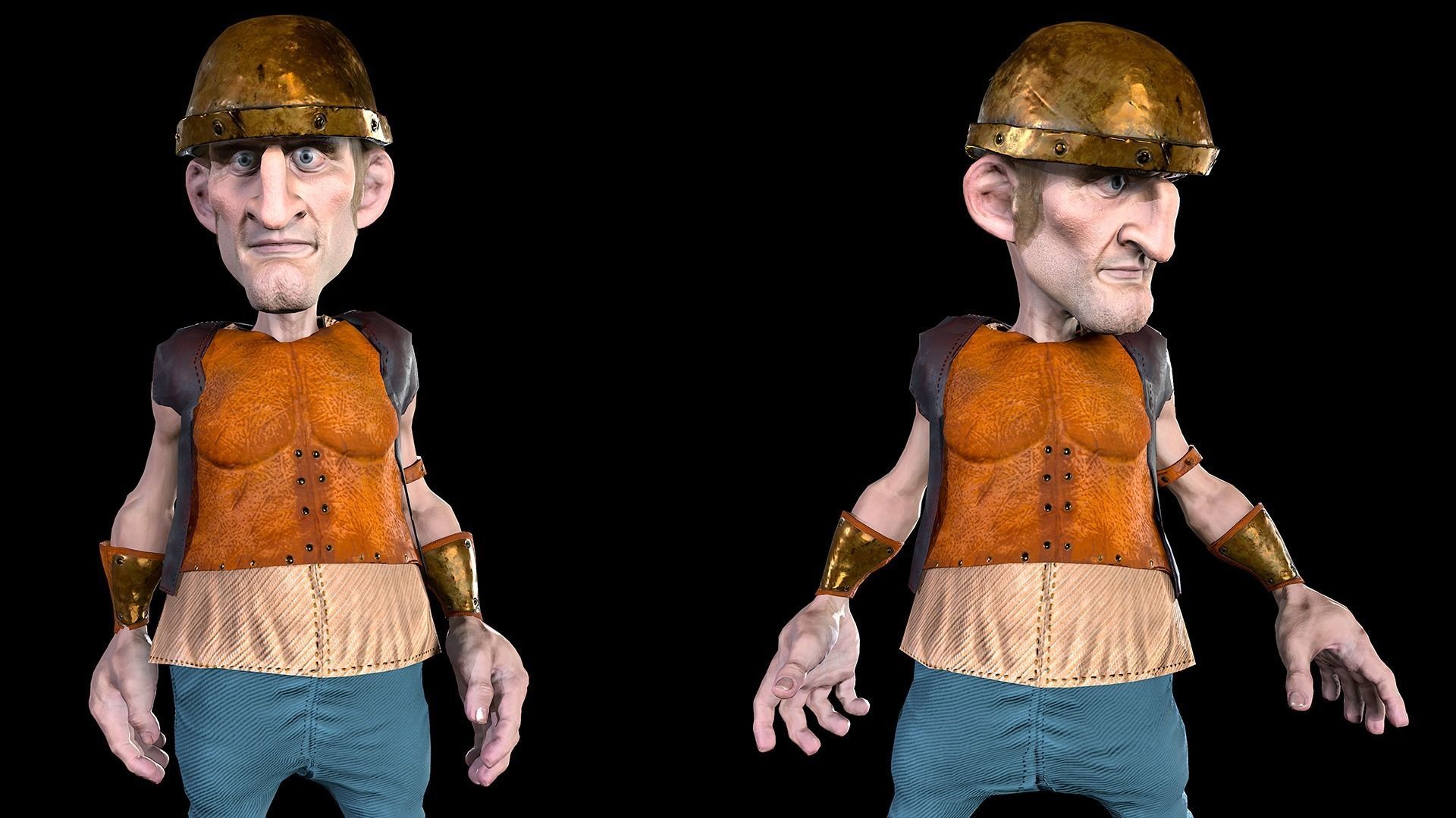 3D model Troll Medieval Character VR / AR / low-poly | CGTrader