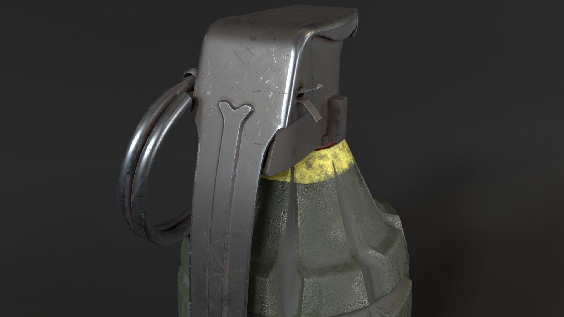 Gerenade With Textures 3D model | CGTrader