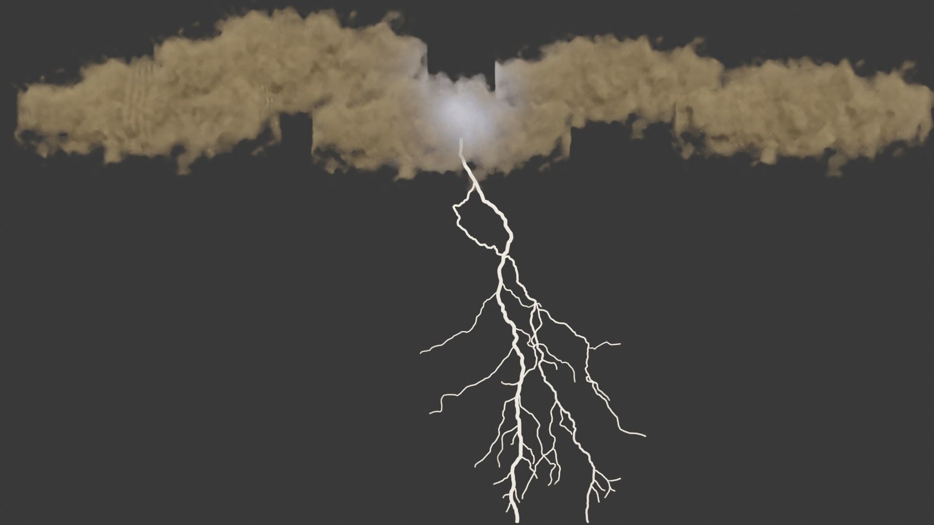 Lightning bolt free VR / AR / low-poly 3D model animated | CGTrader
