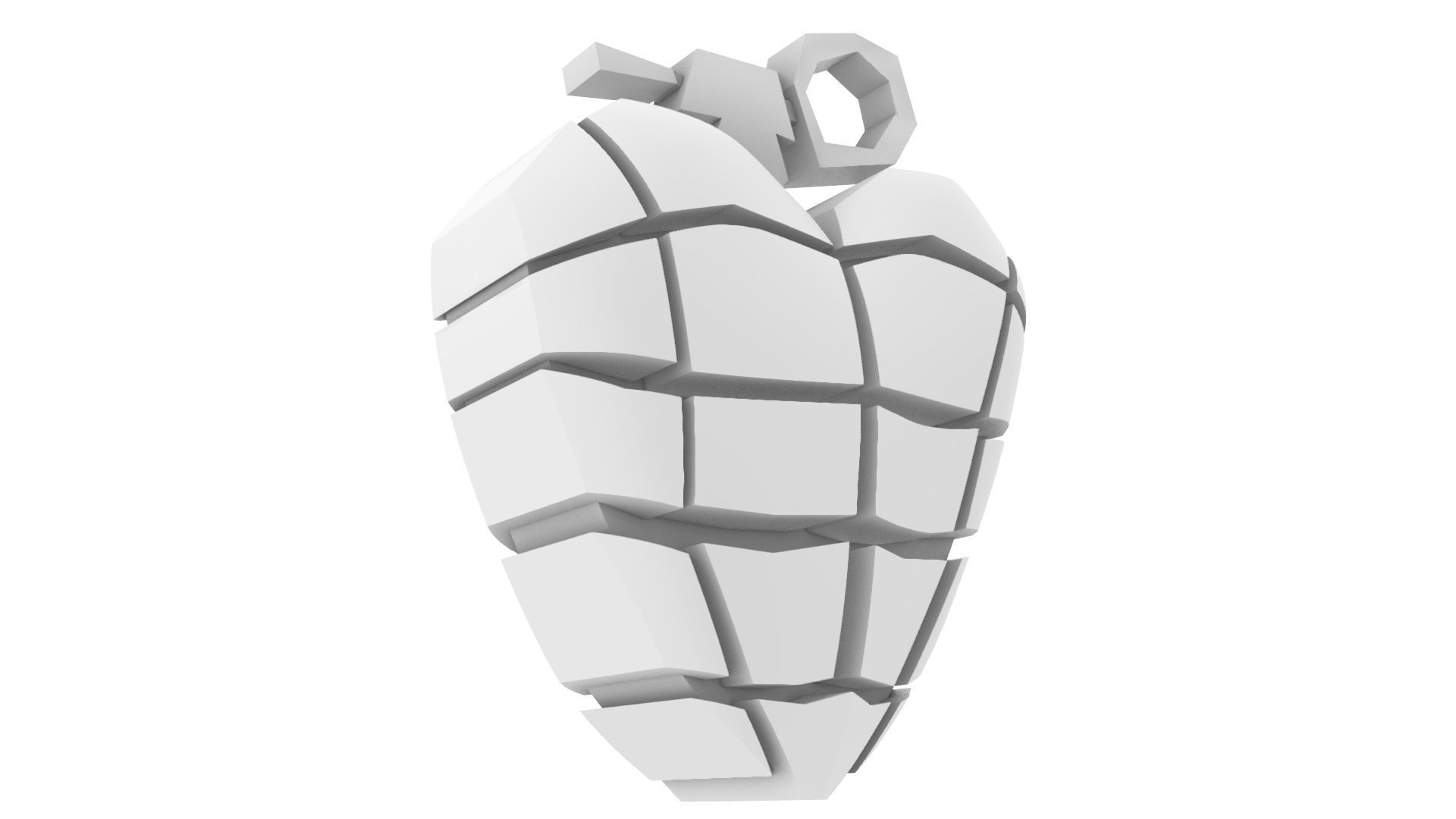 Heart like handgrenade - Green Day 3D model 3D printable | CGTrader