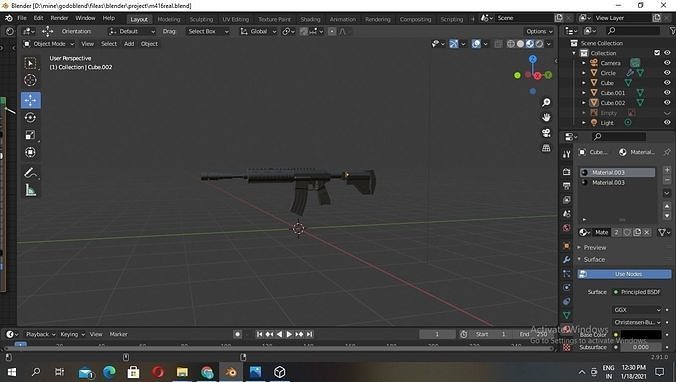 real m416 gun 3D model | CGTrader