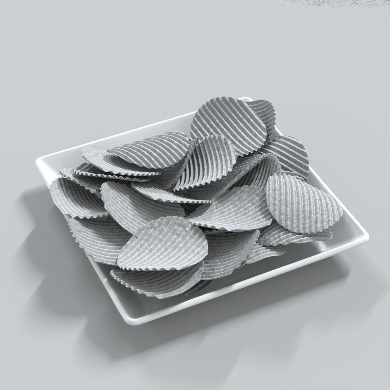 Potato Chips 3D model | CGTrader