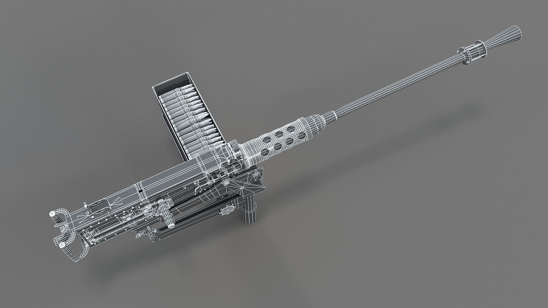 M2HB Browning 3D model | CGTrader