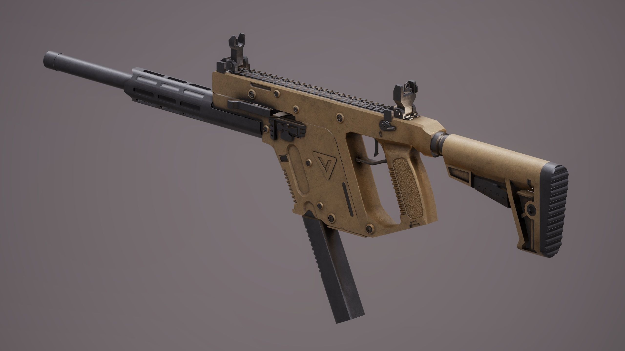 3D model Vector 22 CRB Rigged PBR VR / AR / low-poly | CGTrader