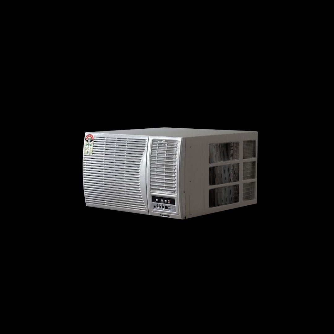 Window air conditioner free 3D model | CGTrader