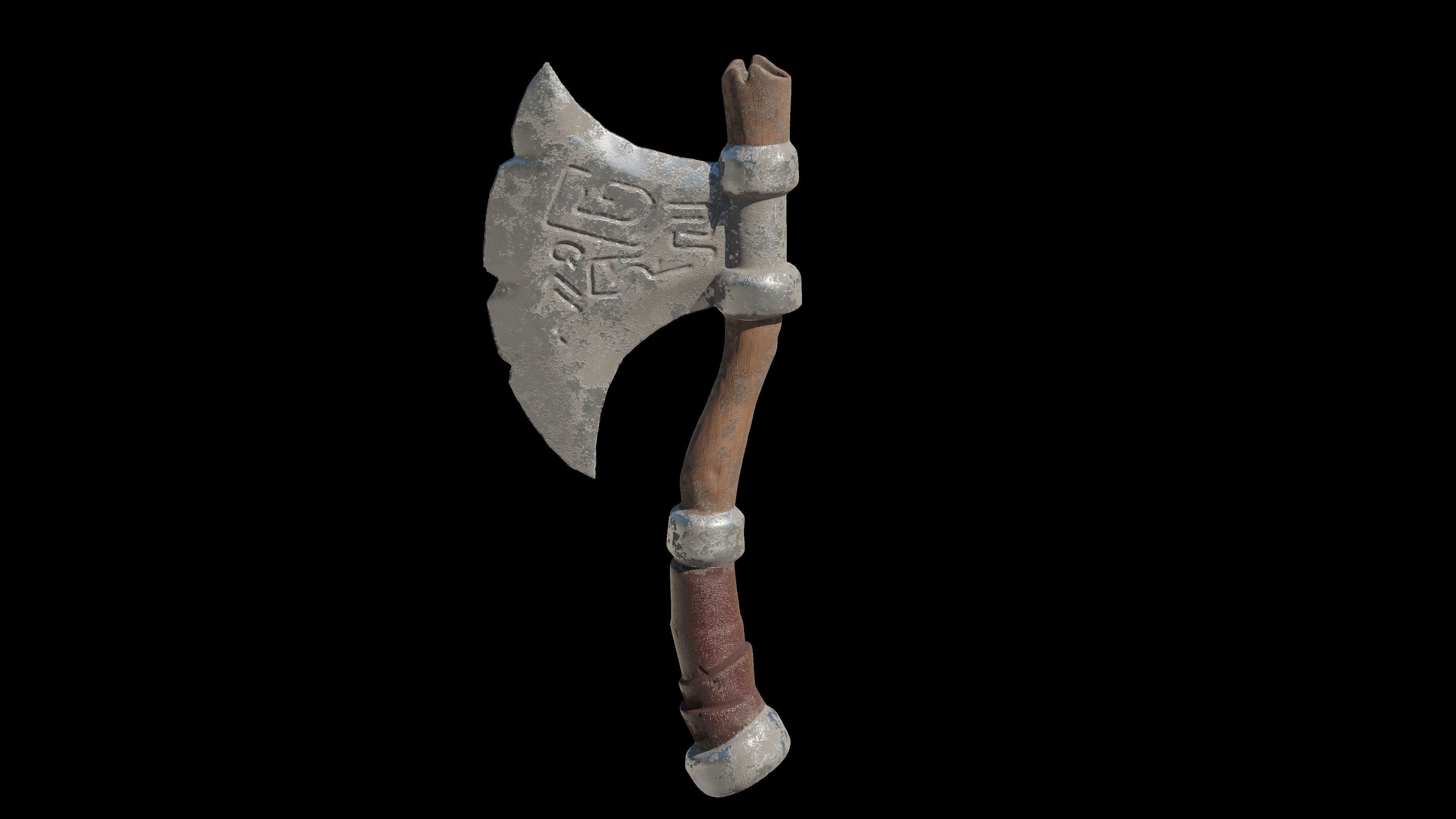 Burning Axe Free Viktig Games free 3D model | CGTrader