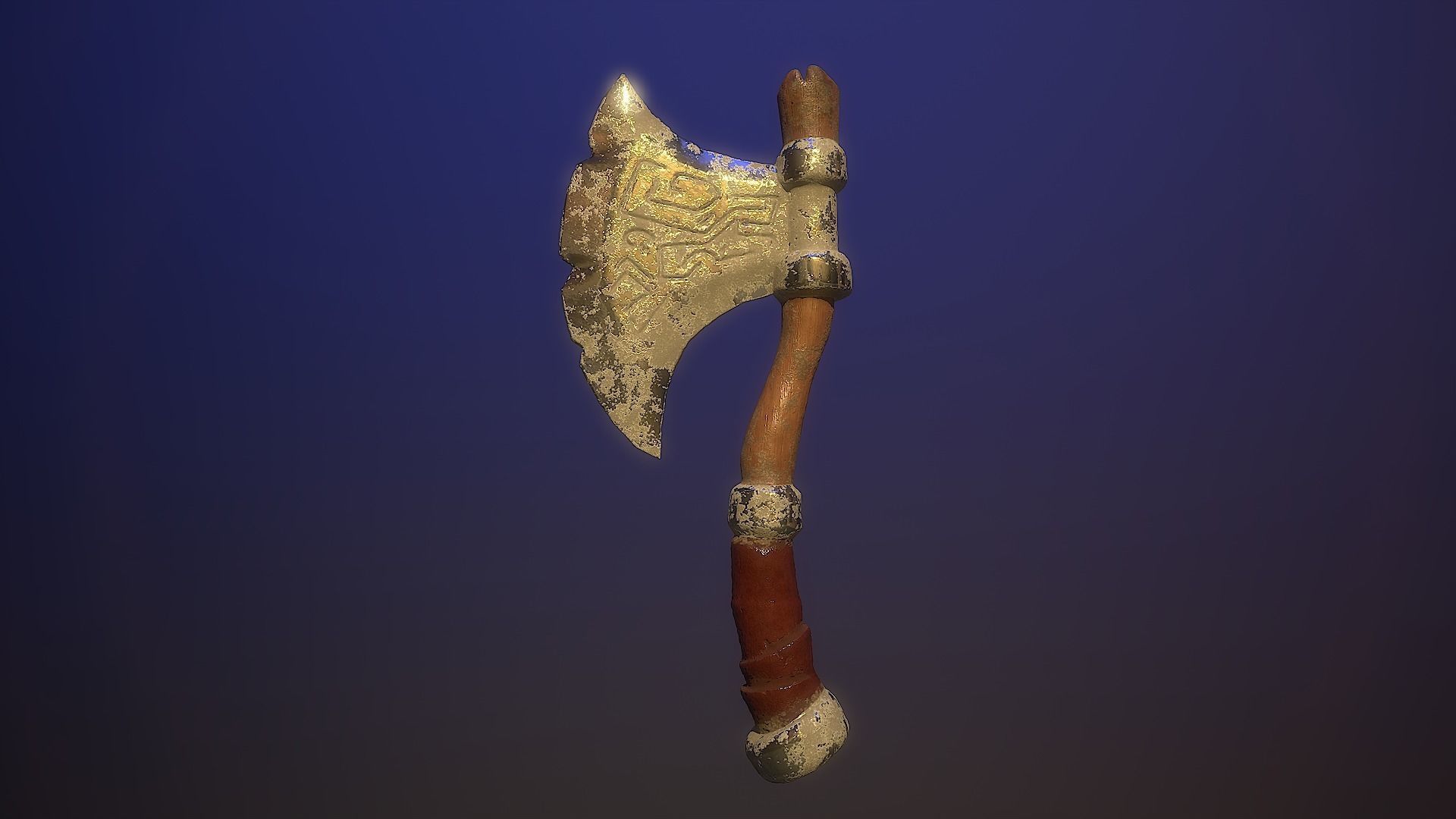 Burning Axe Free Viktig Games free 3D model | CGTrader