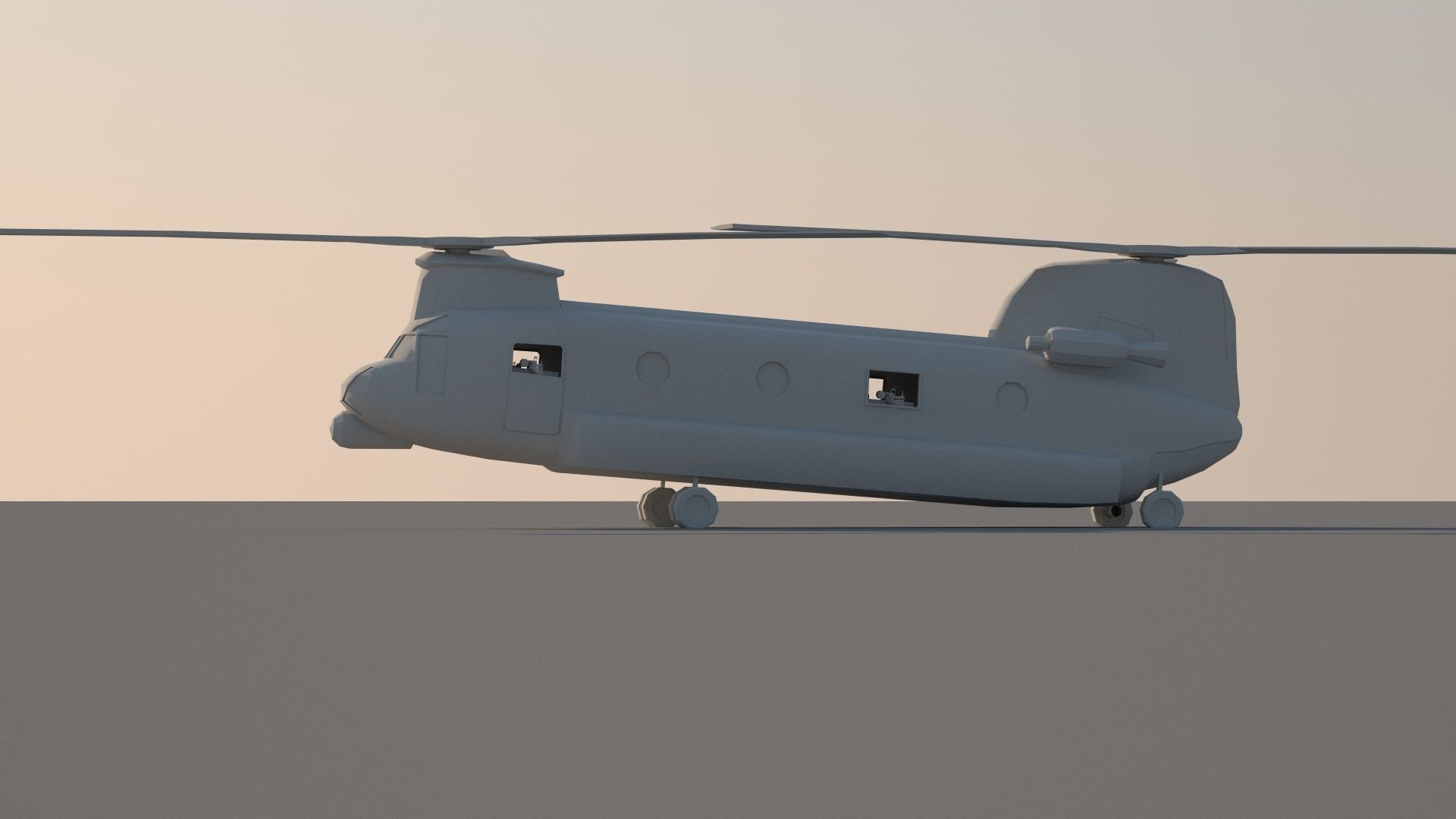 3D model Chinook 3D model VR / AR / low-poly | CGTrader