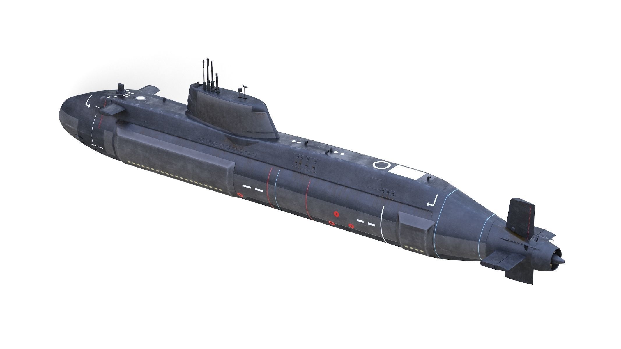 7 Military Submarines Collection 3D model | CGTrader