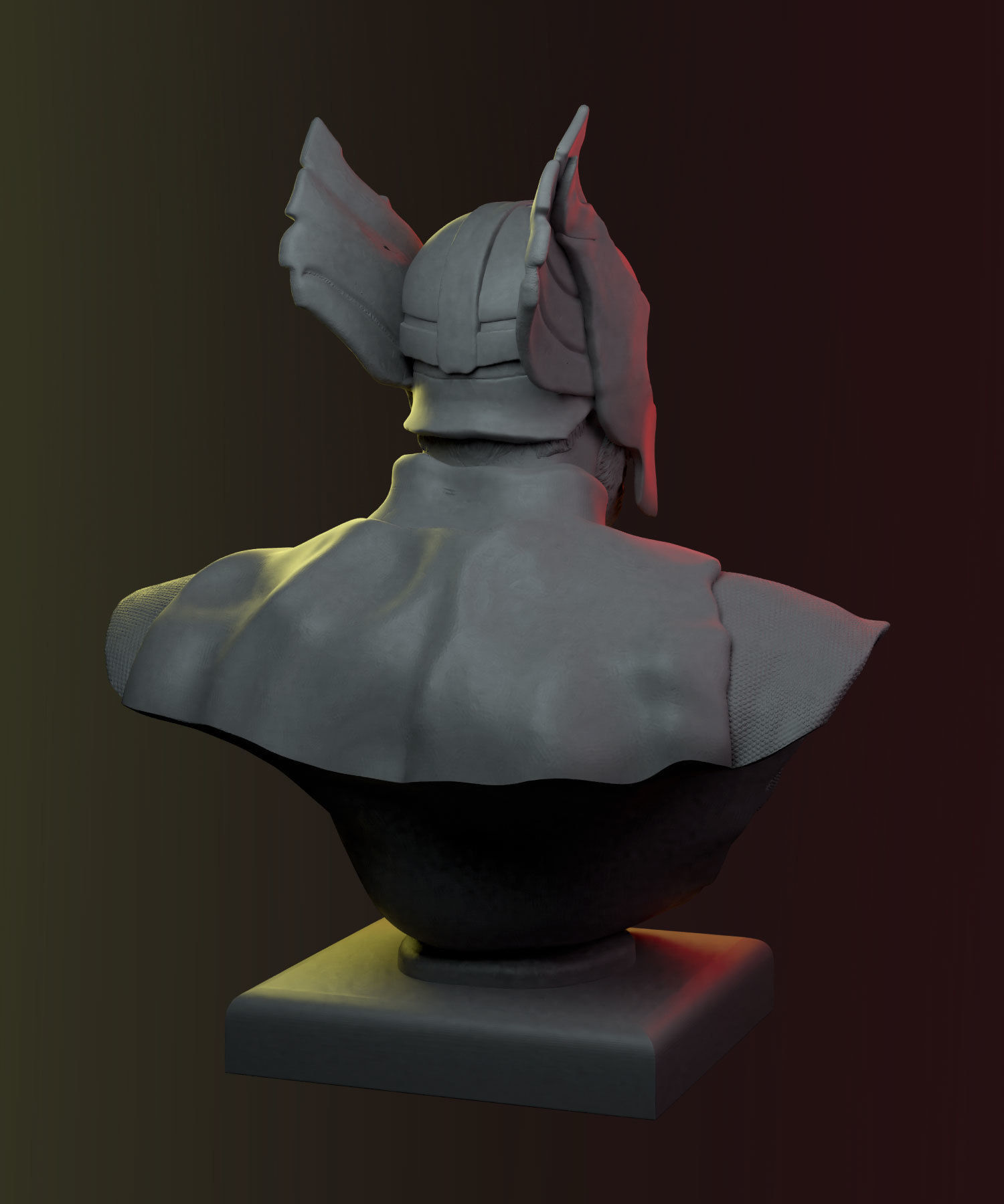 THOR bust 3D model 3D printable | CGTrader