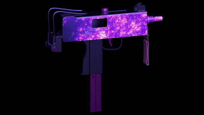 Mac10 Uzi Game Ready Gun free VR / AR / low-poly 3D model | CGTrader
