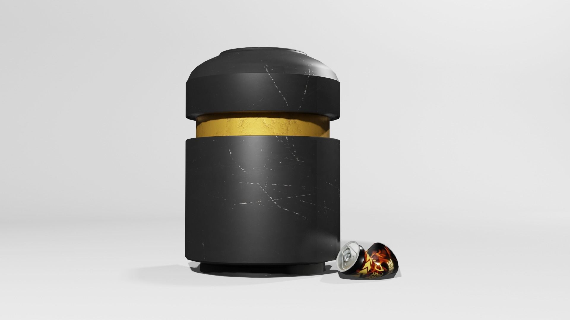 3D model Cyberpunk bin VR / AR / low-poly | CGTrader