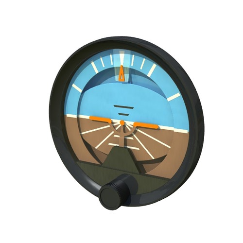 Aviation Instruments Six Pack 3D Model 3DS LWO LW LWS | CGTrader.com