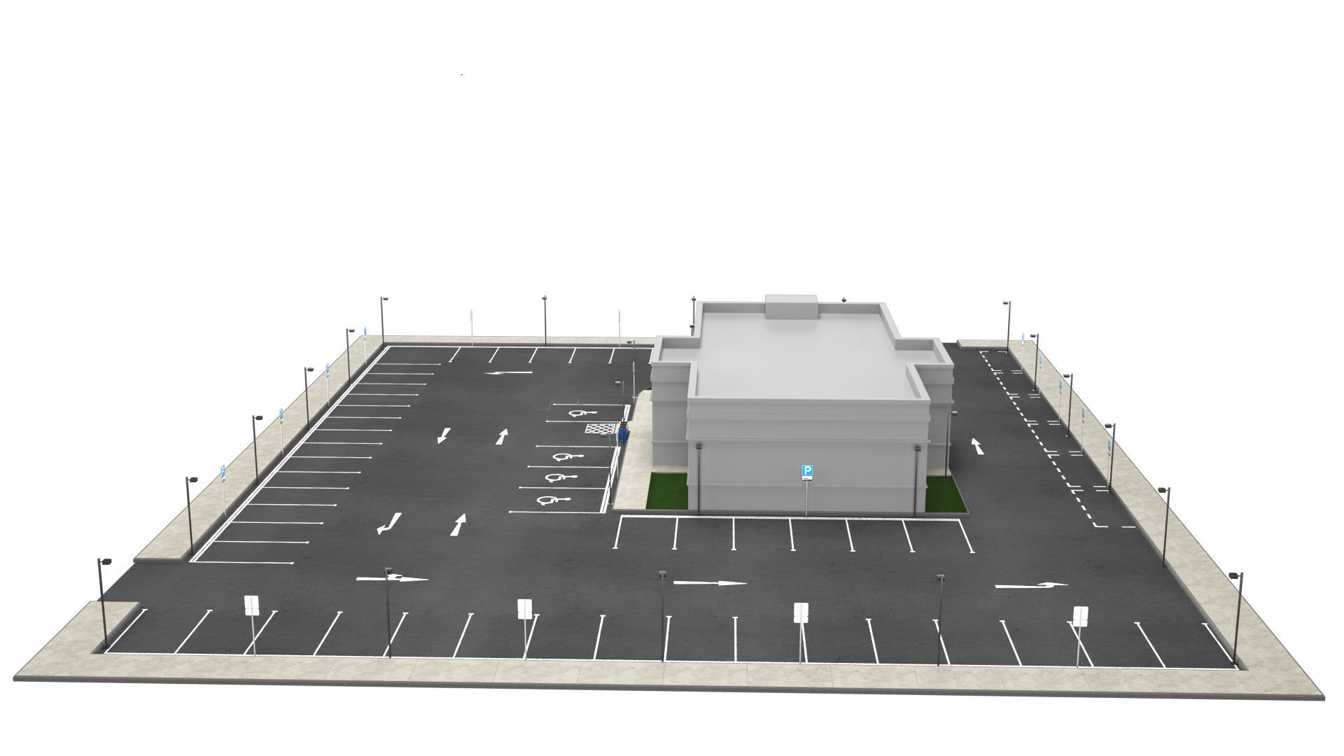 Car Parking 3D model | CGTrader