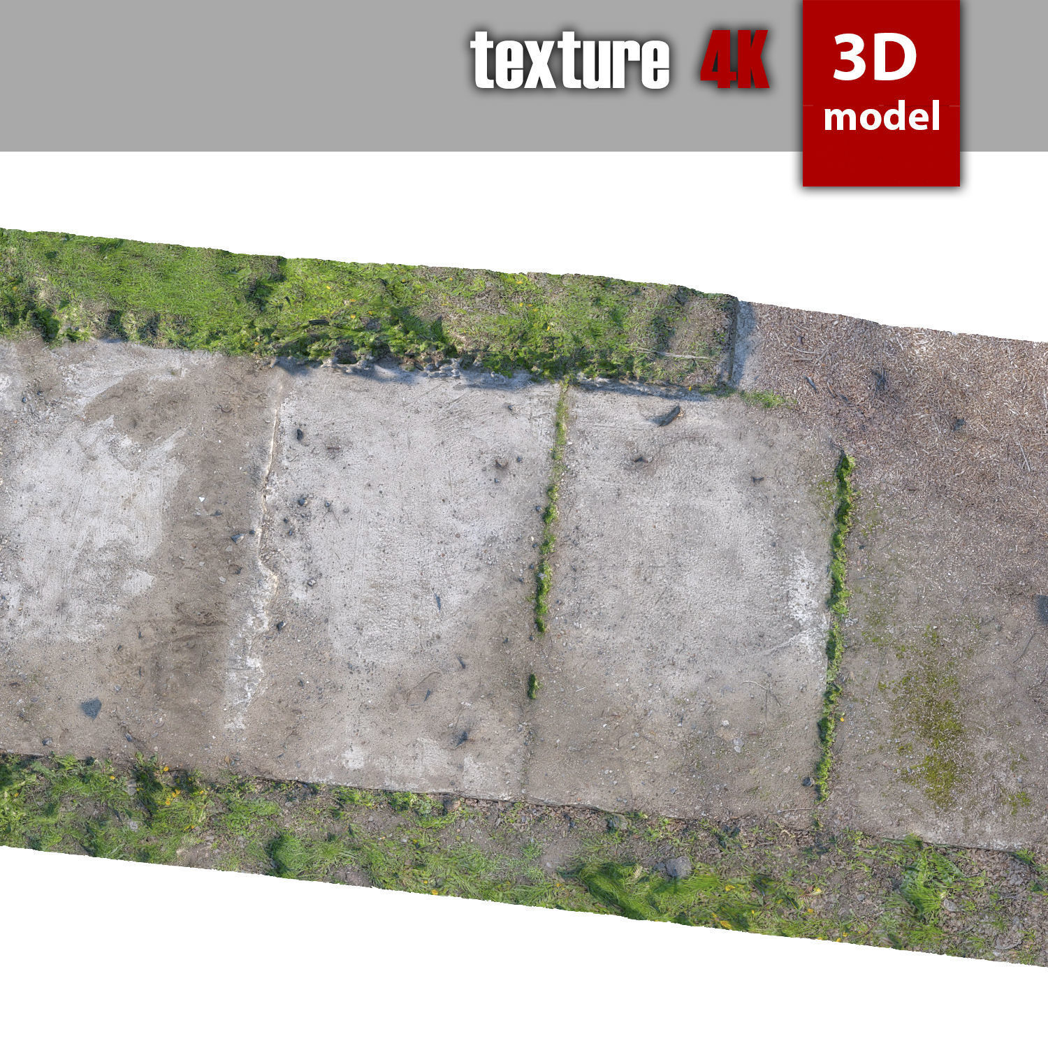 3D model 248 Concrete slabs VR / AR / low-poly | CGTrader