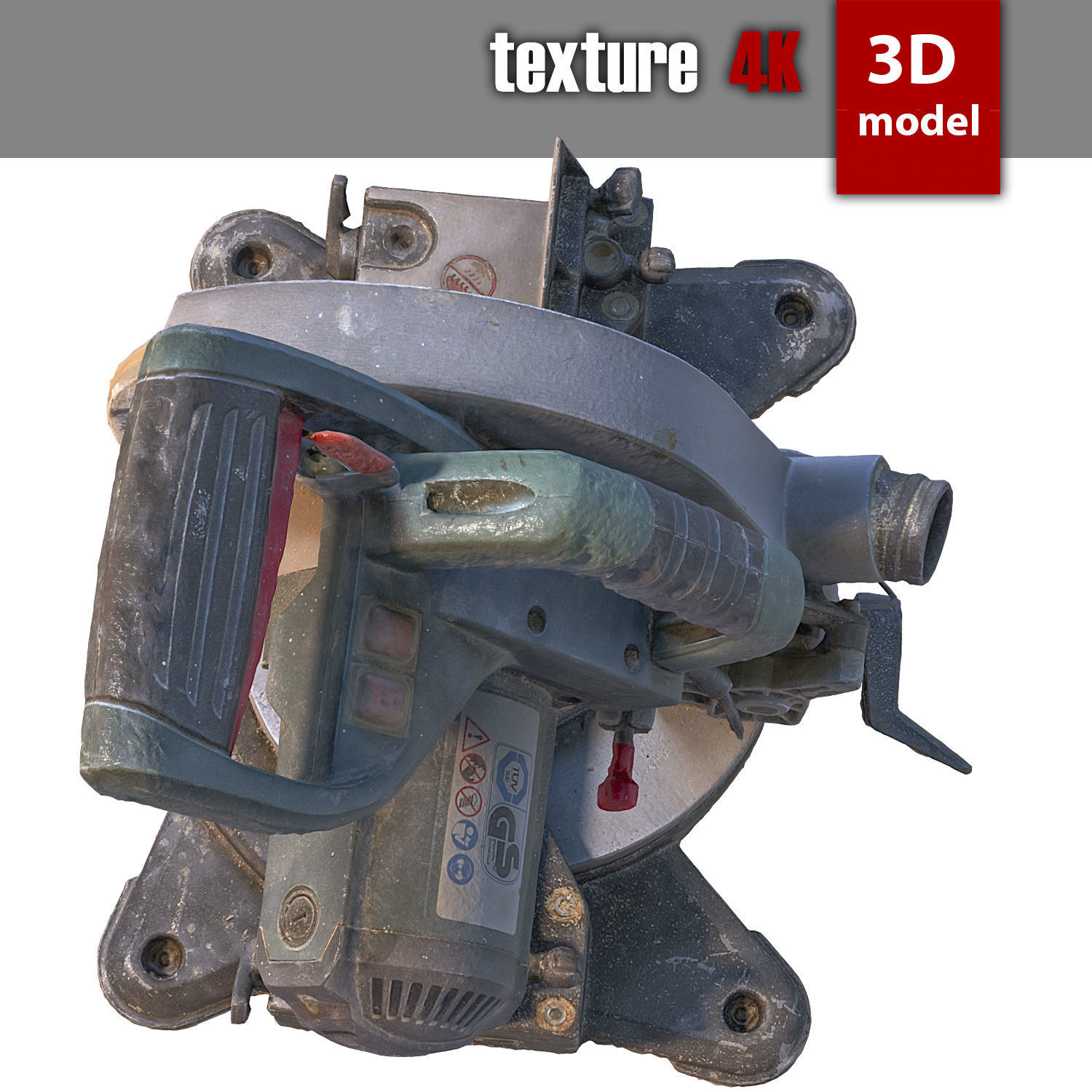 3D model 249 Circular saw VR / AR / low-poly | CGTrader