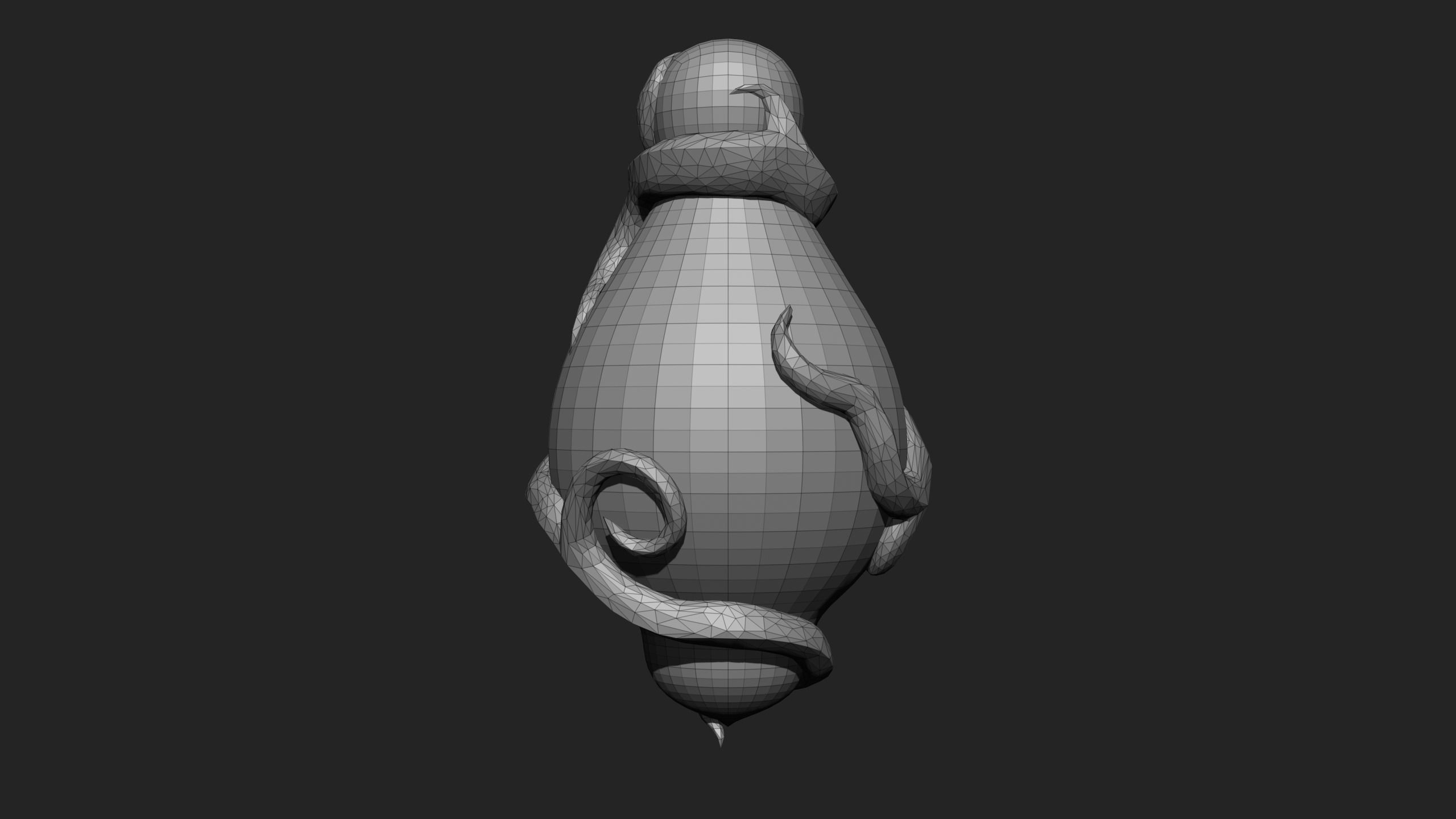 3D model Stylized Fantasy Potion with Root Ornaments VR / AR / low-poly ...