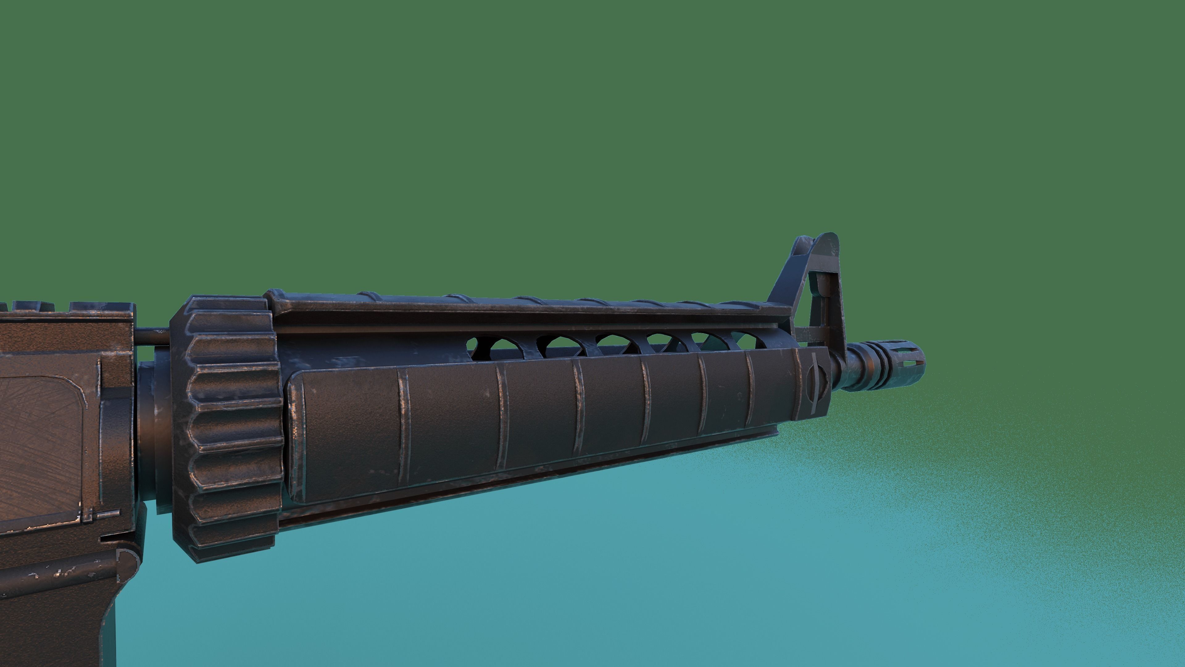 3D model Colt M4 SOPMOD 1 VR / AR / low-poly | CGTrader