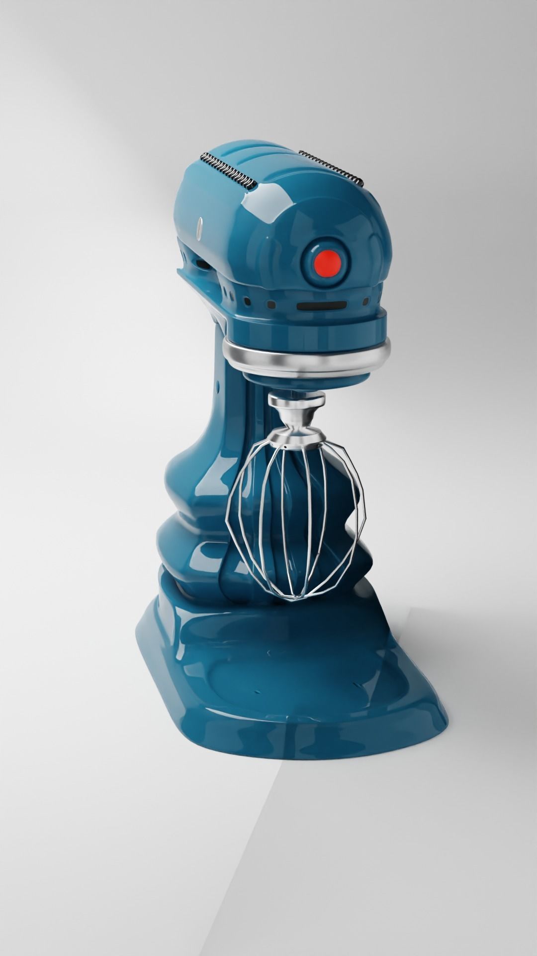 Futuristic mixer robot for interior kitchen Gun Shaped baking 3D model ...