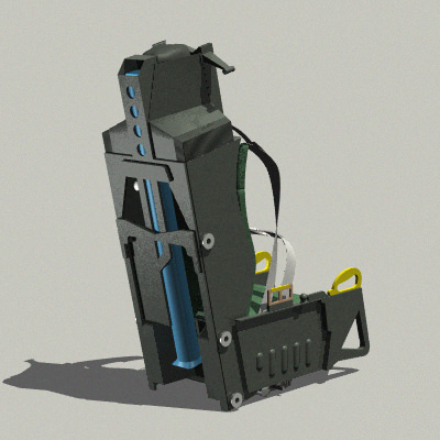 ACES II Ejection Seat 3D model | CGTrader