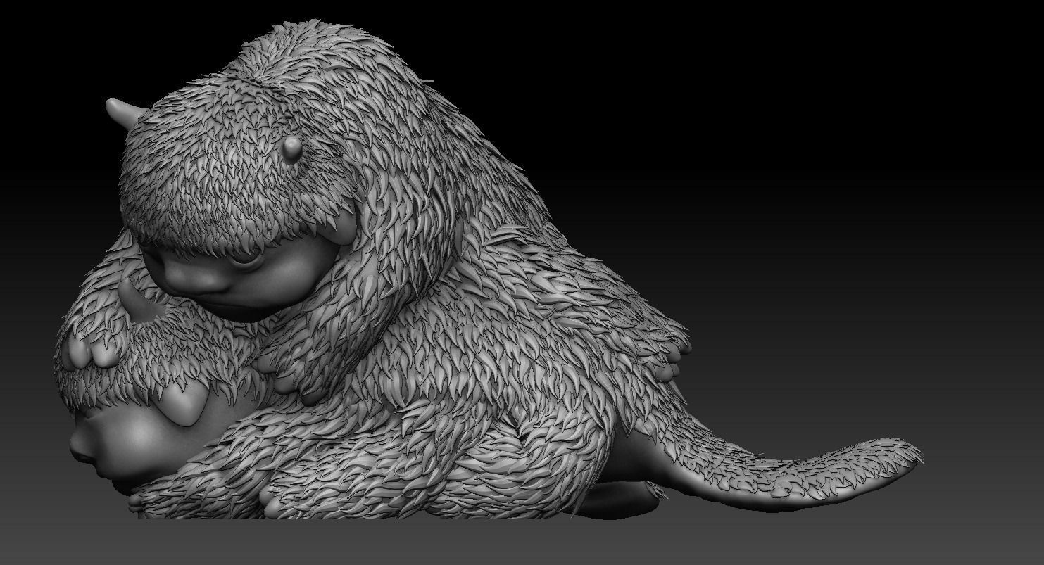 Avatar The Last AirBender Baby Bison 3D model 3D printable | CGTrader
