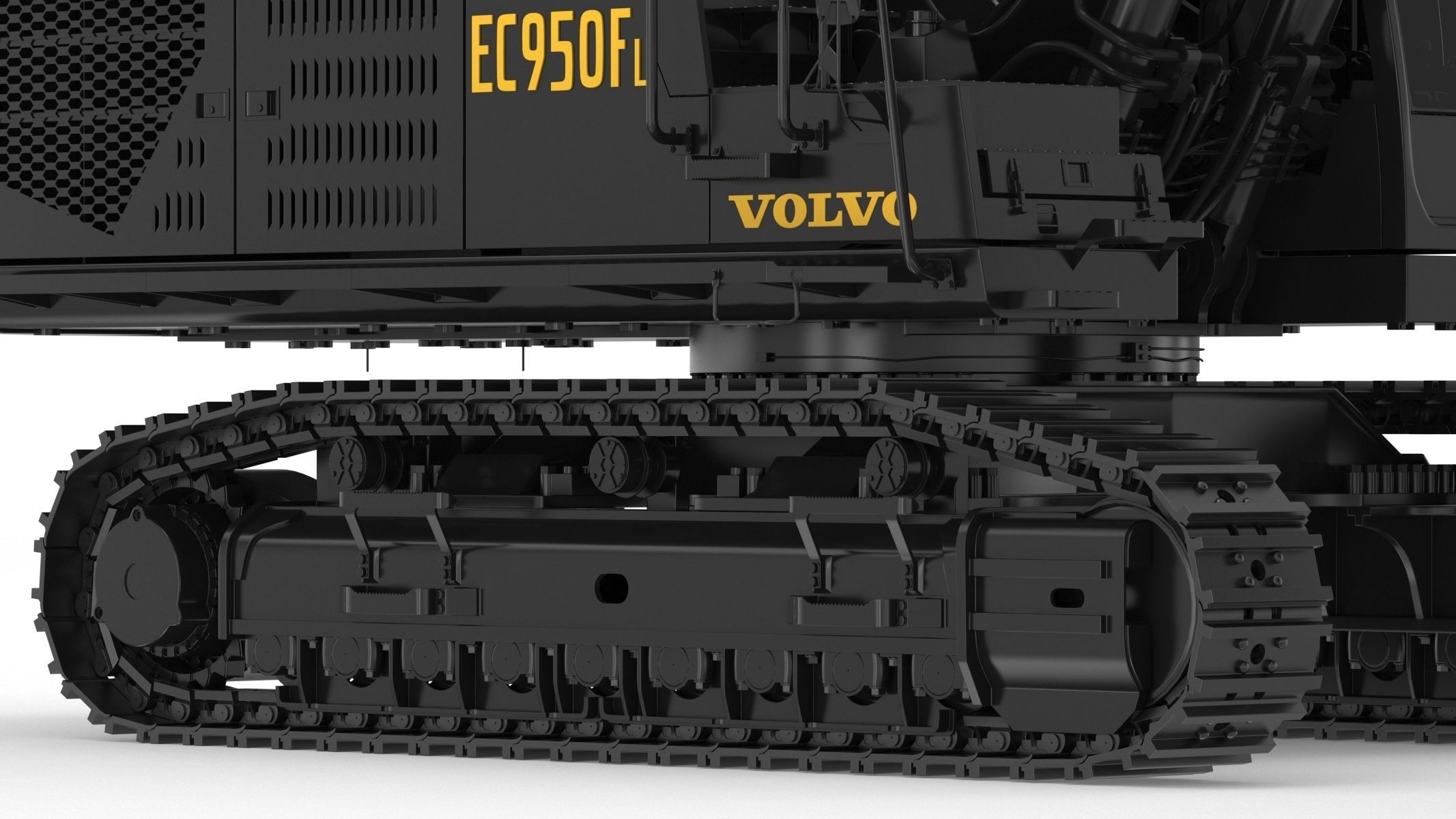 Volvo EC950F 3D model | CGTrader