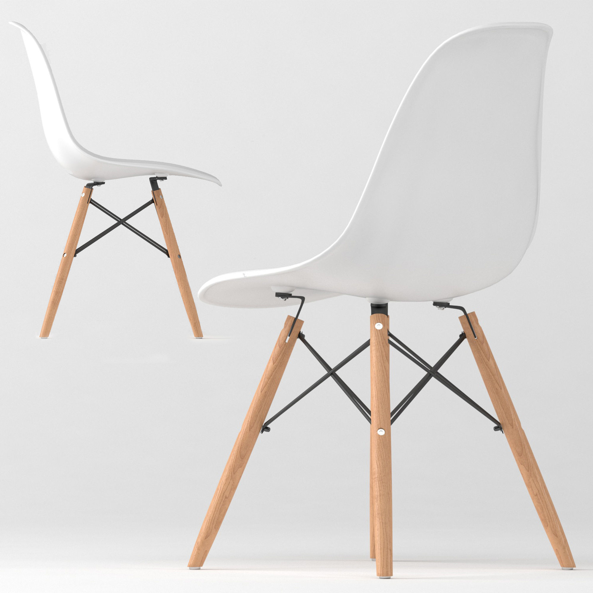 Eams chair 3D model | CGTrader