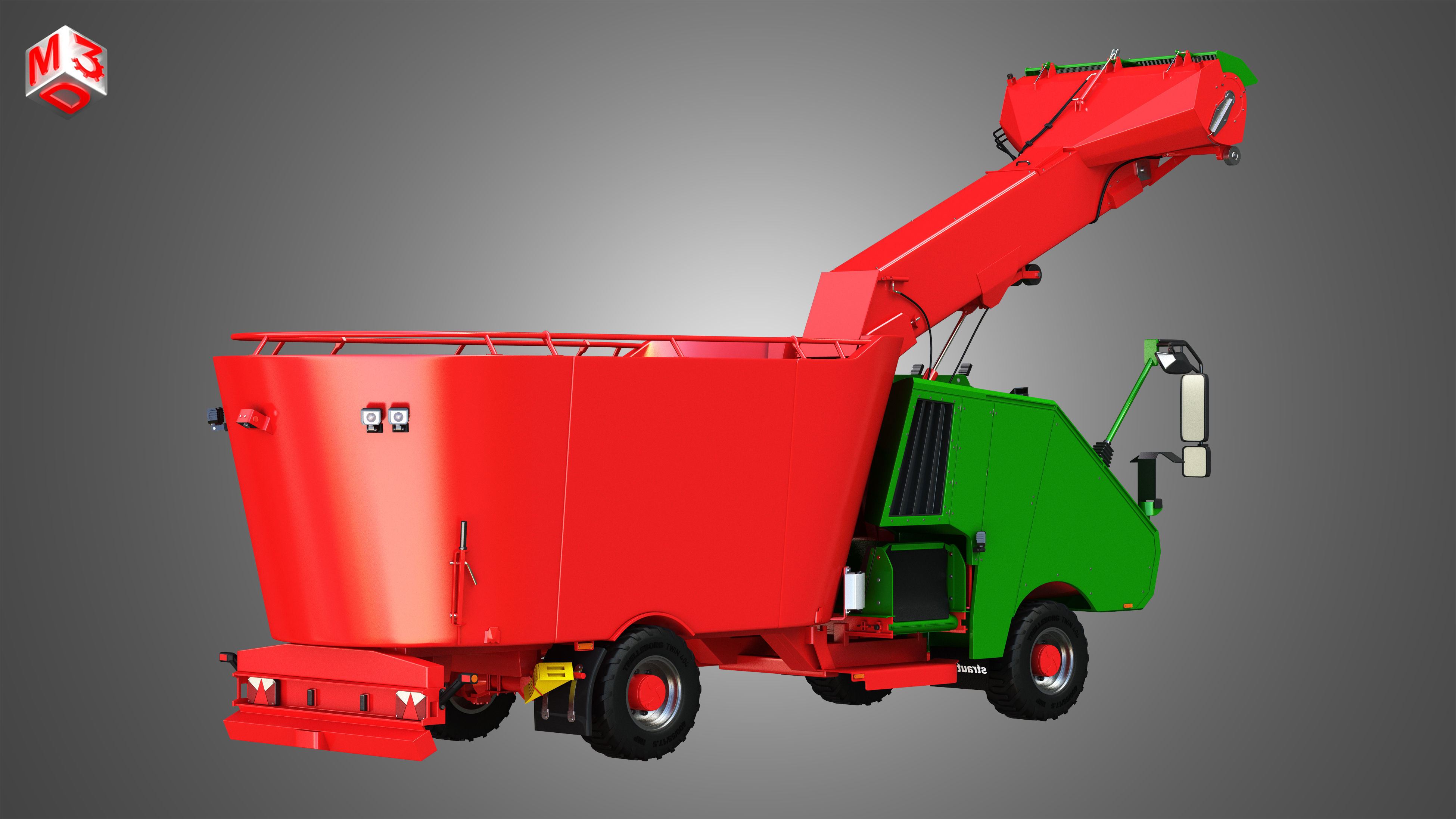 Strautmann Verti-Mix 1402 SF Double 3D model | CGTrader