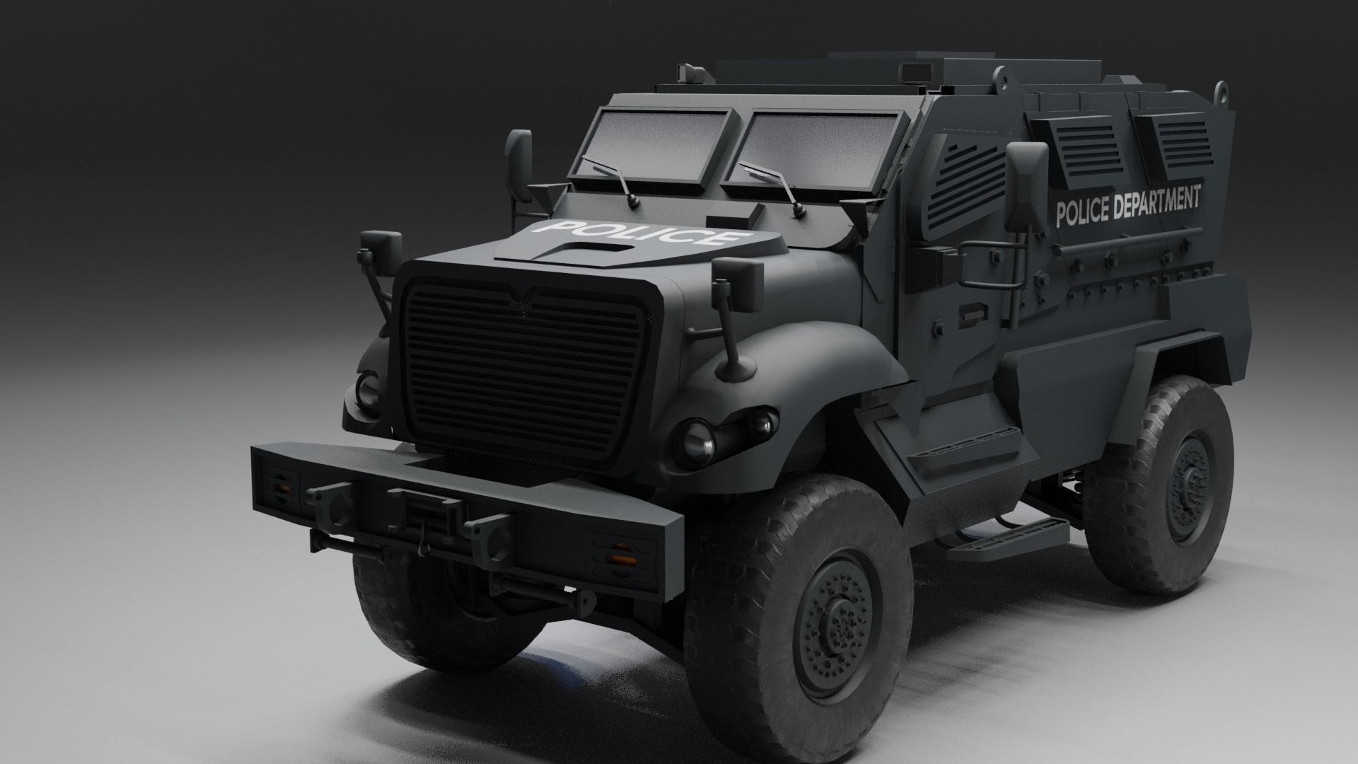 3D model MaxxPro SWAT Vehicle VR / AR / low-poly | CGTrader