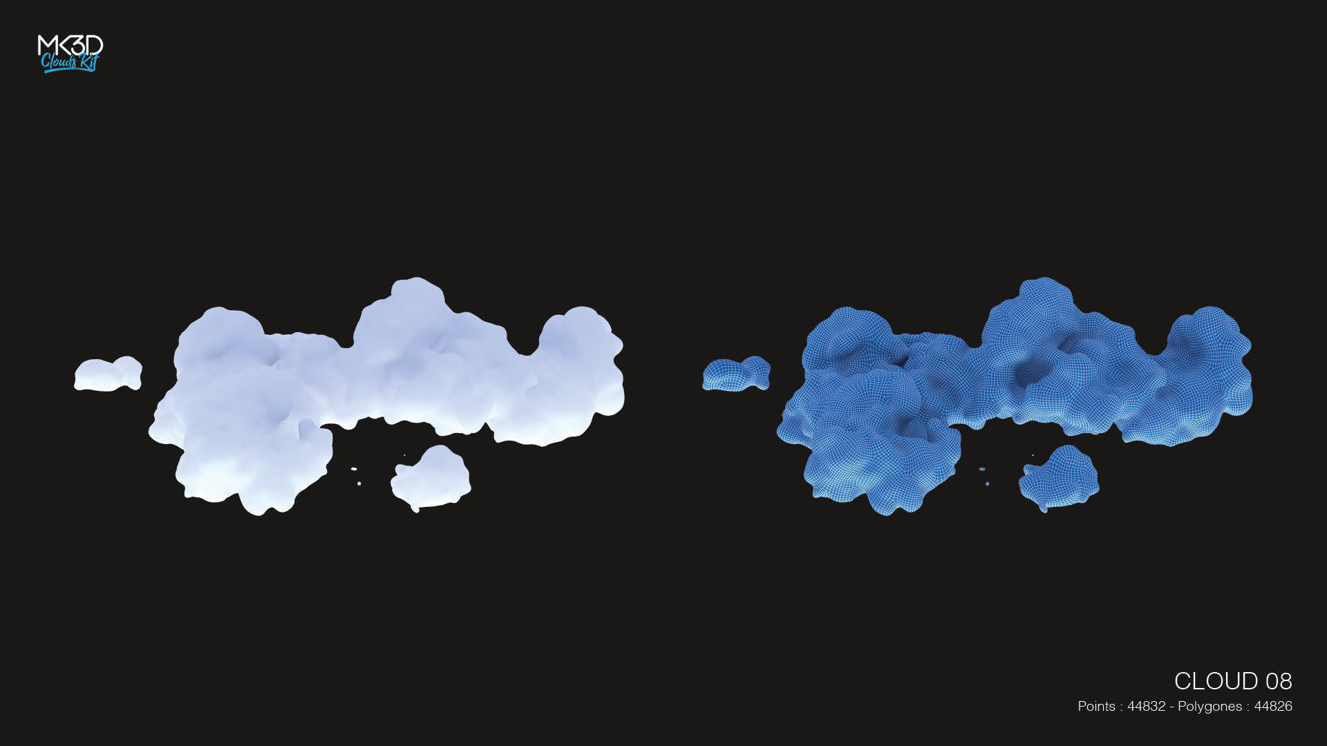 Clouds Kit 3D model | CGTrader