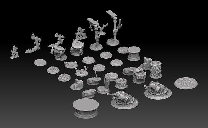 Round Base Megapack 3D model 3D printable | CGTrader