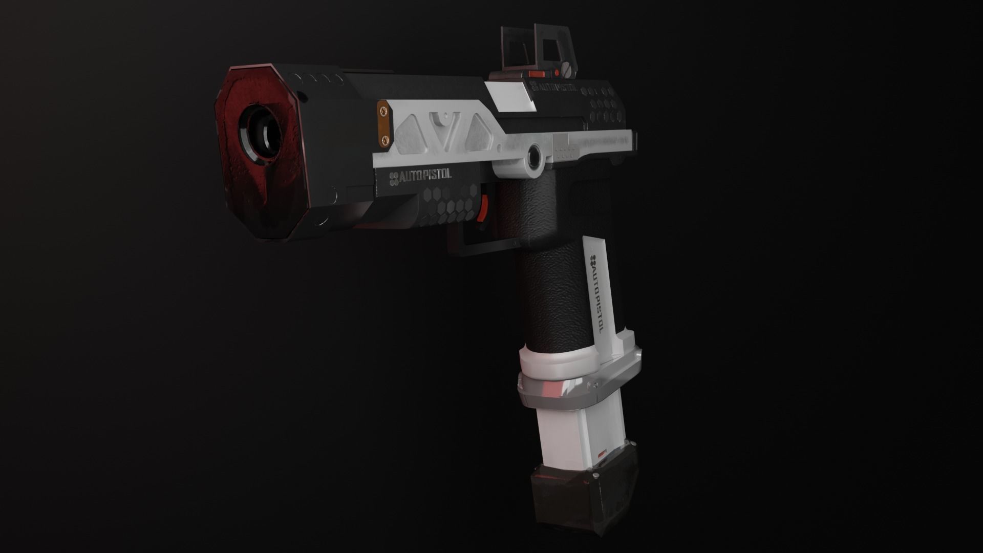 3D model RE-45 Pistol Apex Legends VR / AR / low-poly | CGTrader
