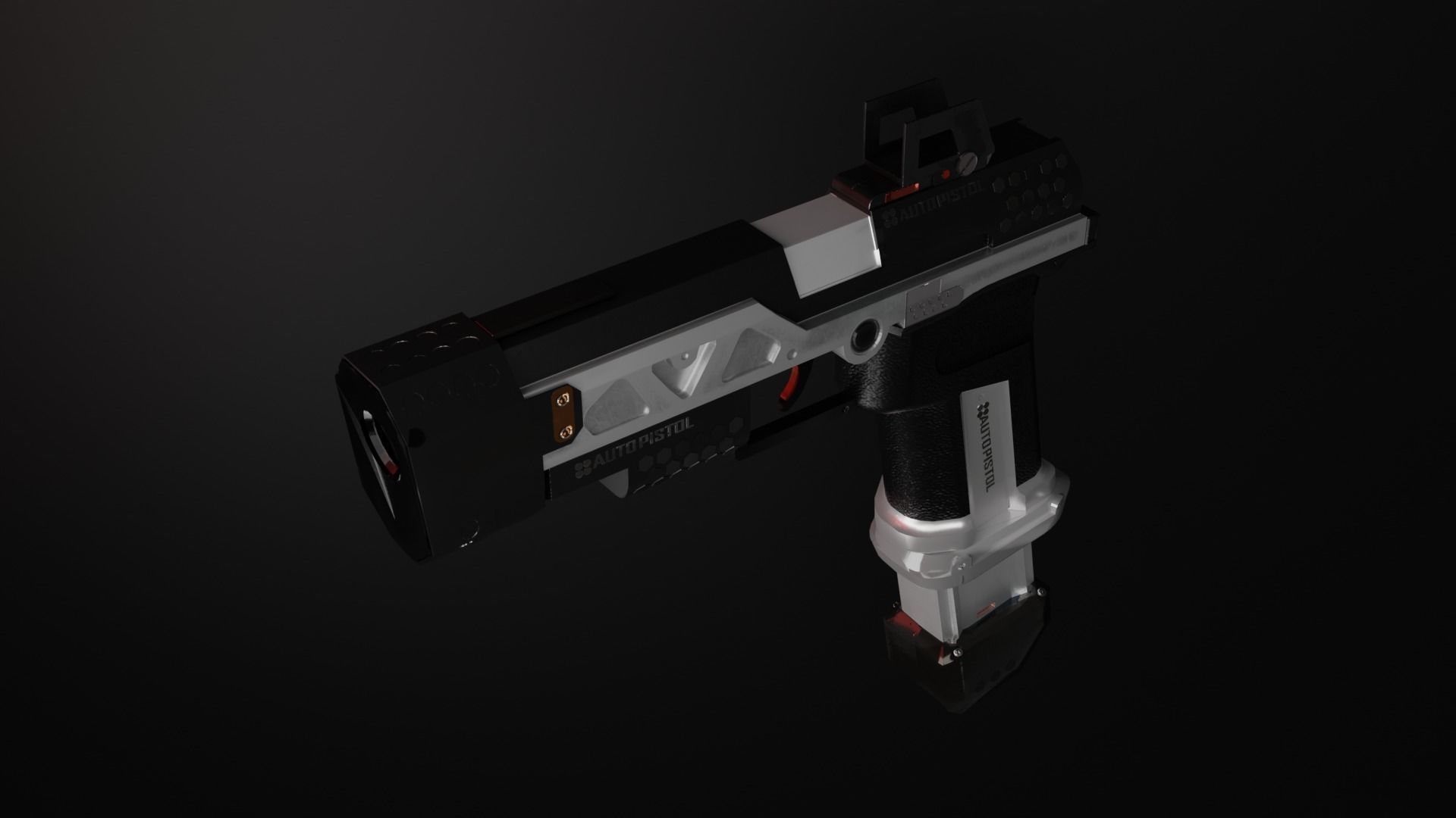 3D model RE-45 Pistol Apex Legends VR / AR / low-poly | CGTrader