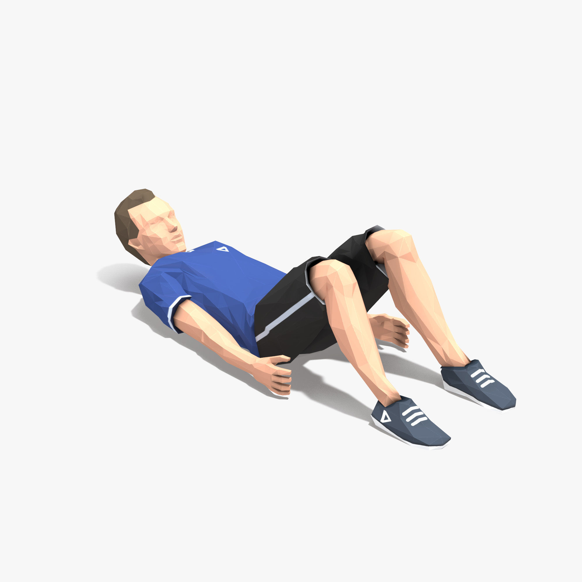 3D model 30 Exercise Animations Bundle VOL 2 VR / AR / low-poly rigged ...