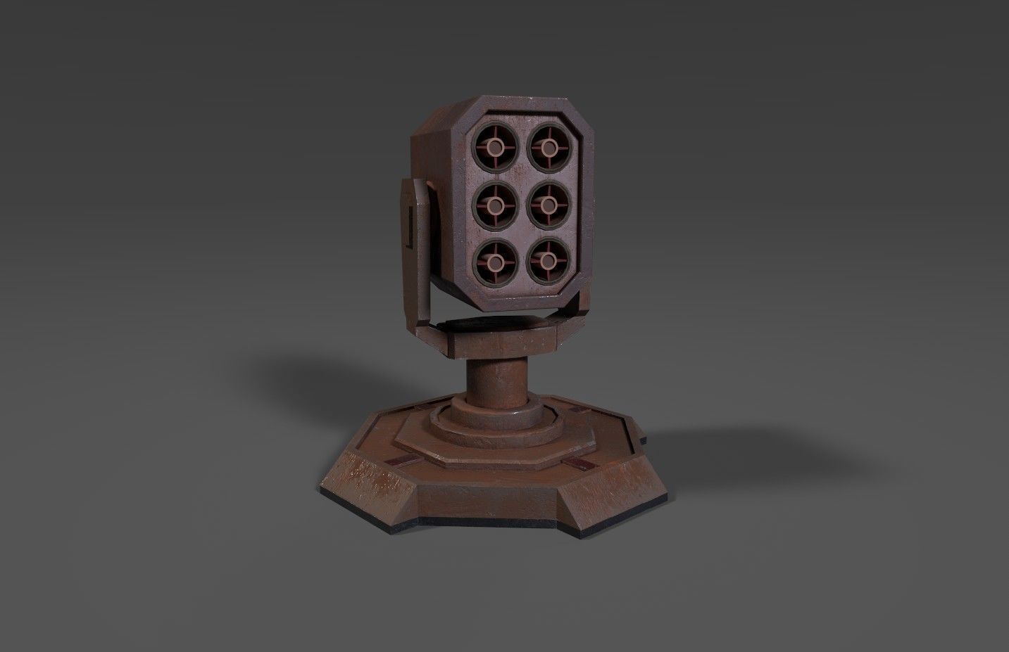 3D model Simple tower-defense missile turret VR / AR / low-poly | CGTrader