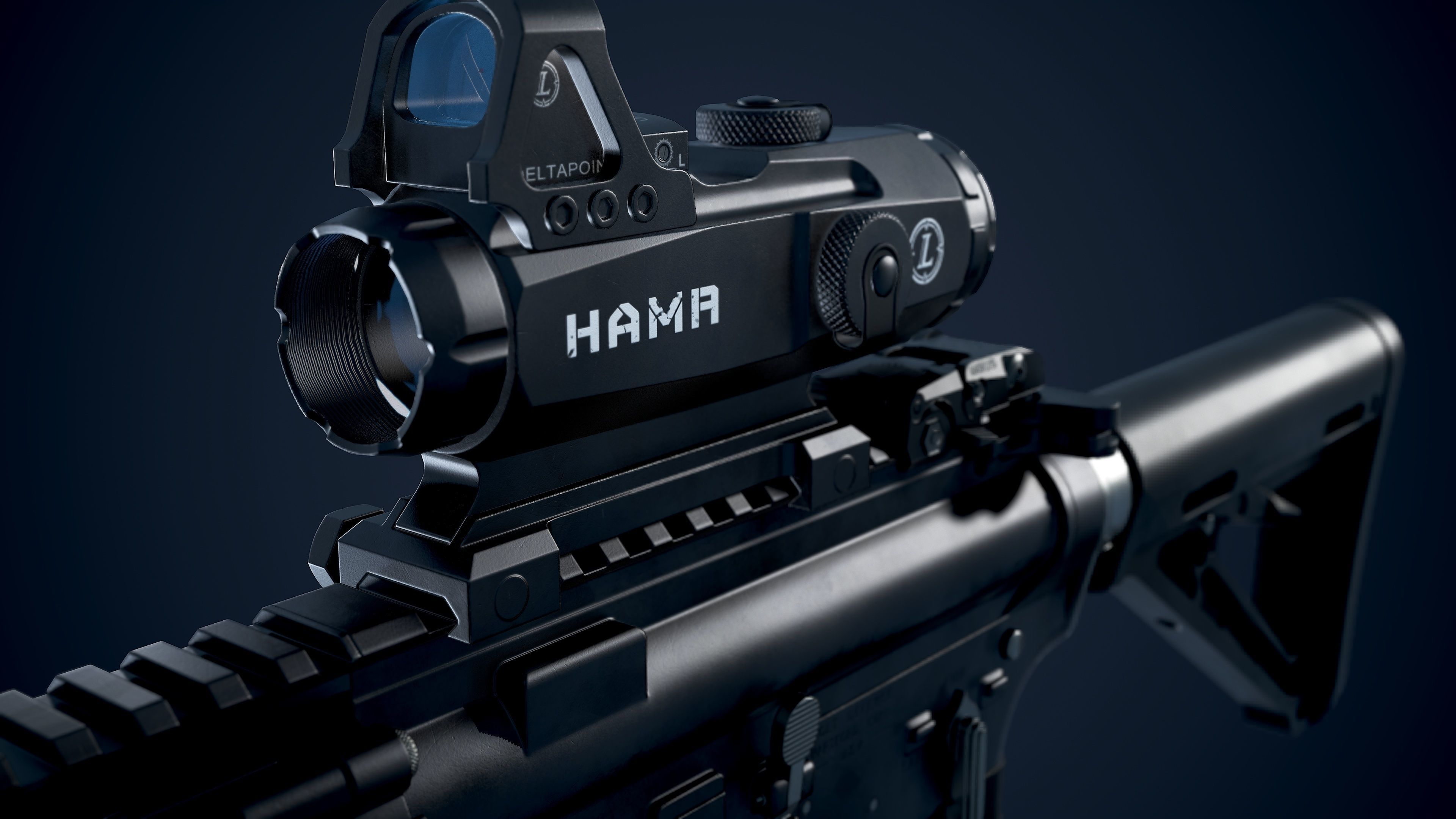 3D model Leupold mark 4 HAMR Scope VR / AR / low-poly | CGTrader