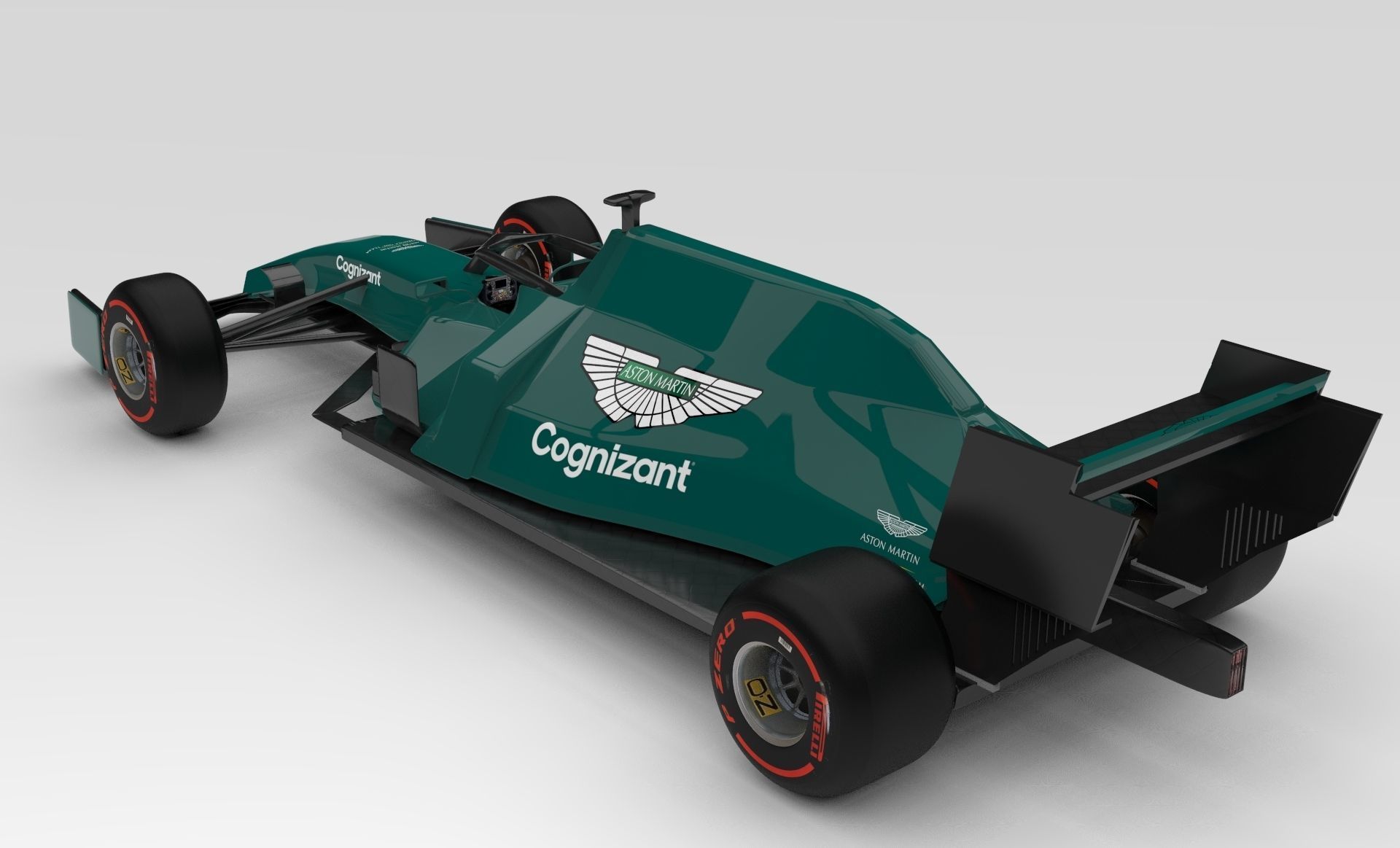 Aston Martin Formula 1 Team 2021 F1 Car Concept 3D model | CGTrader