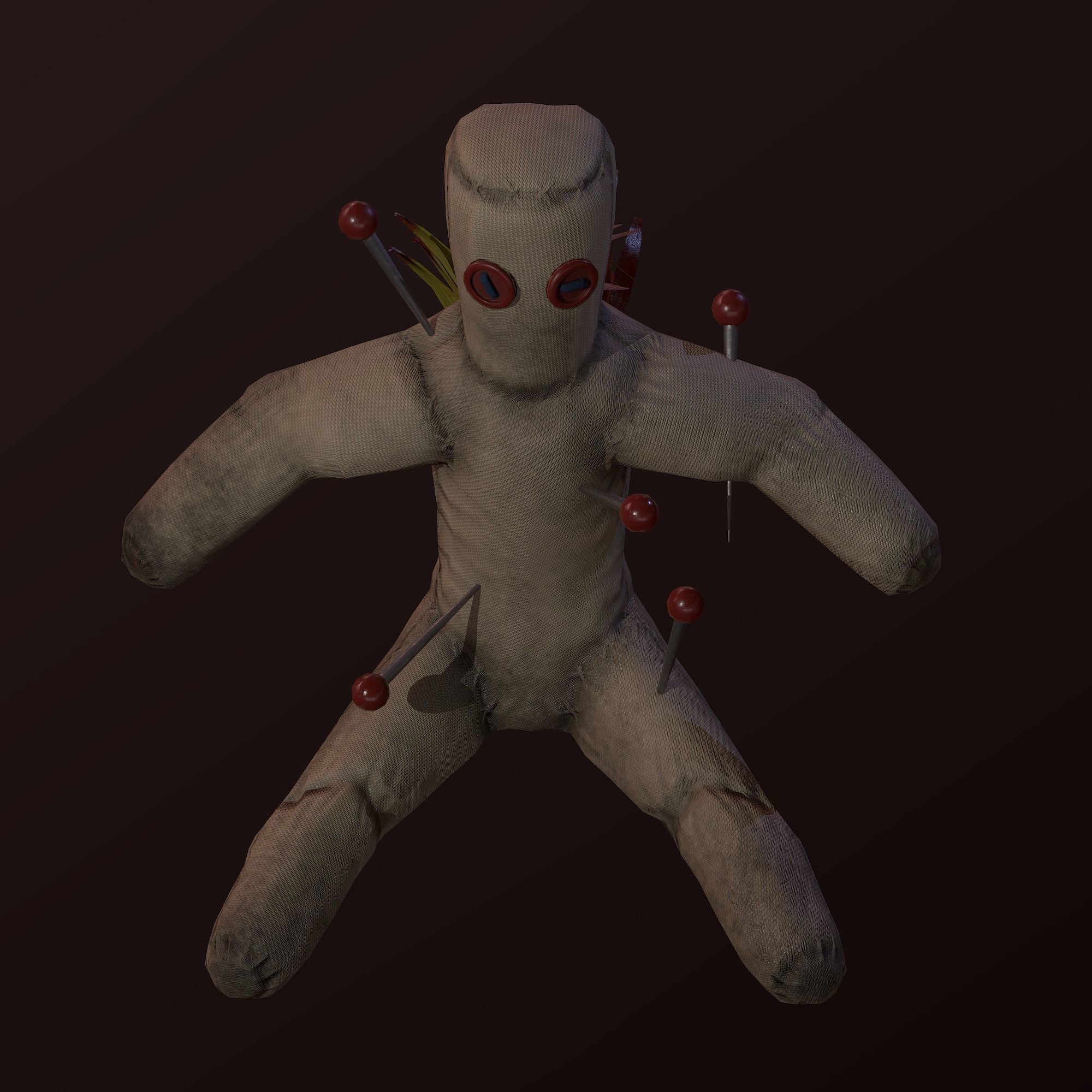 3D model Voodoo Doll VR / AR / low-poly | CGTrader