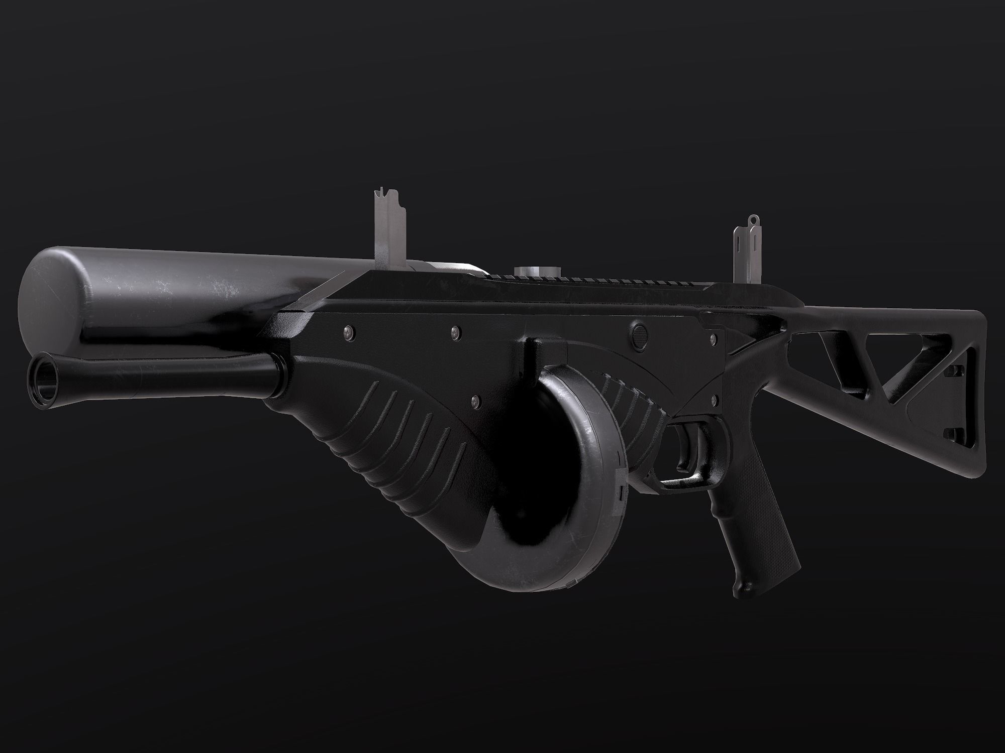 FN303 - Non Lethal weapon - Paintball 3D asset | CGTrader