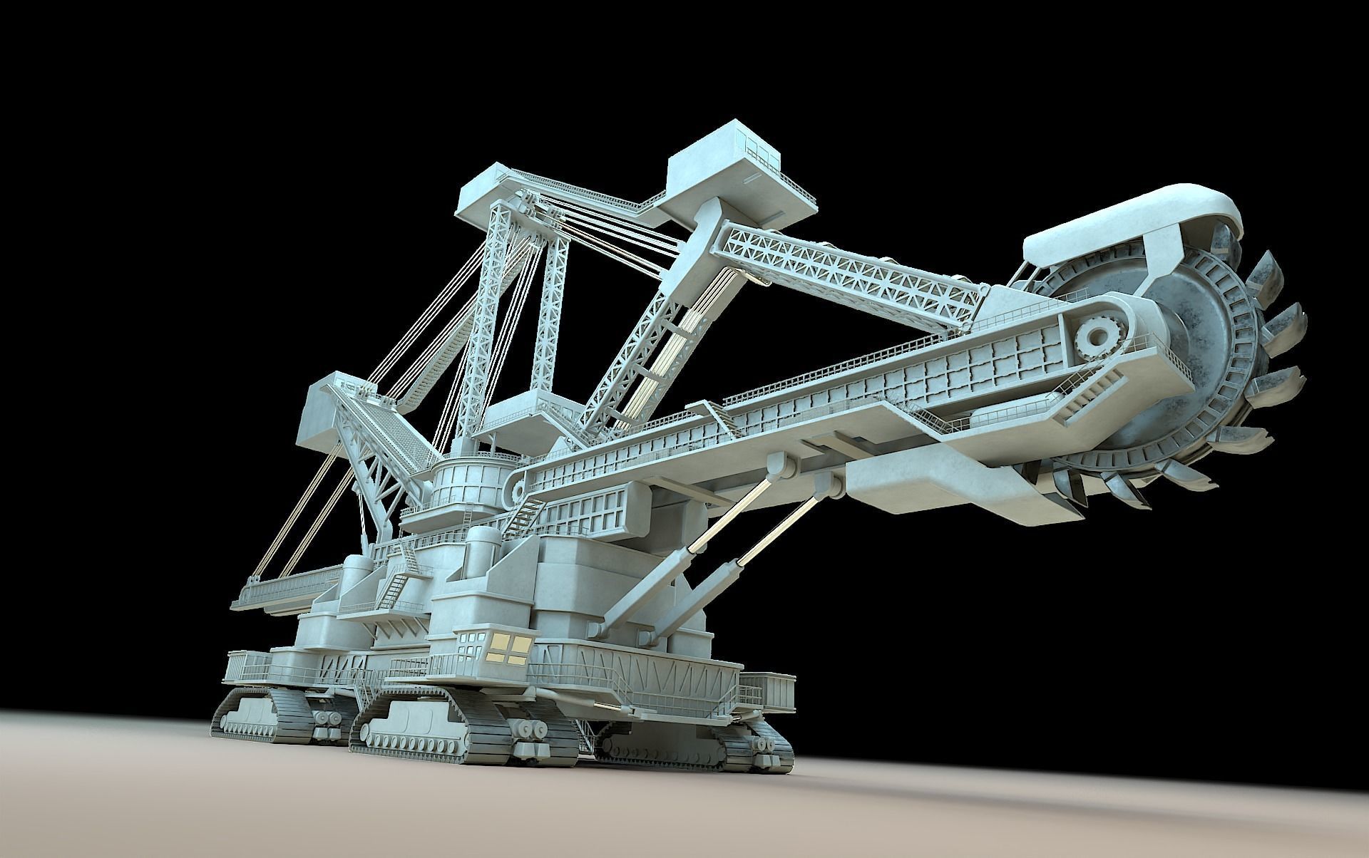 heavy duty miner 3D model | CGTrader