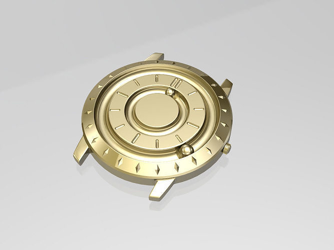 Watch dial design free 3D model | CGTrader