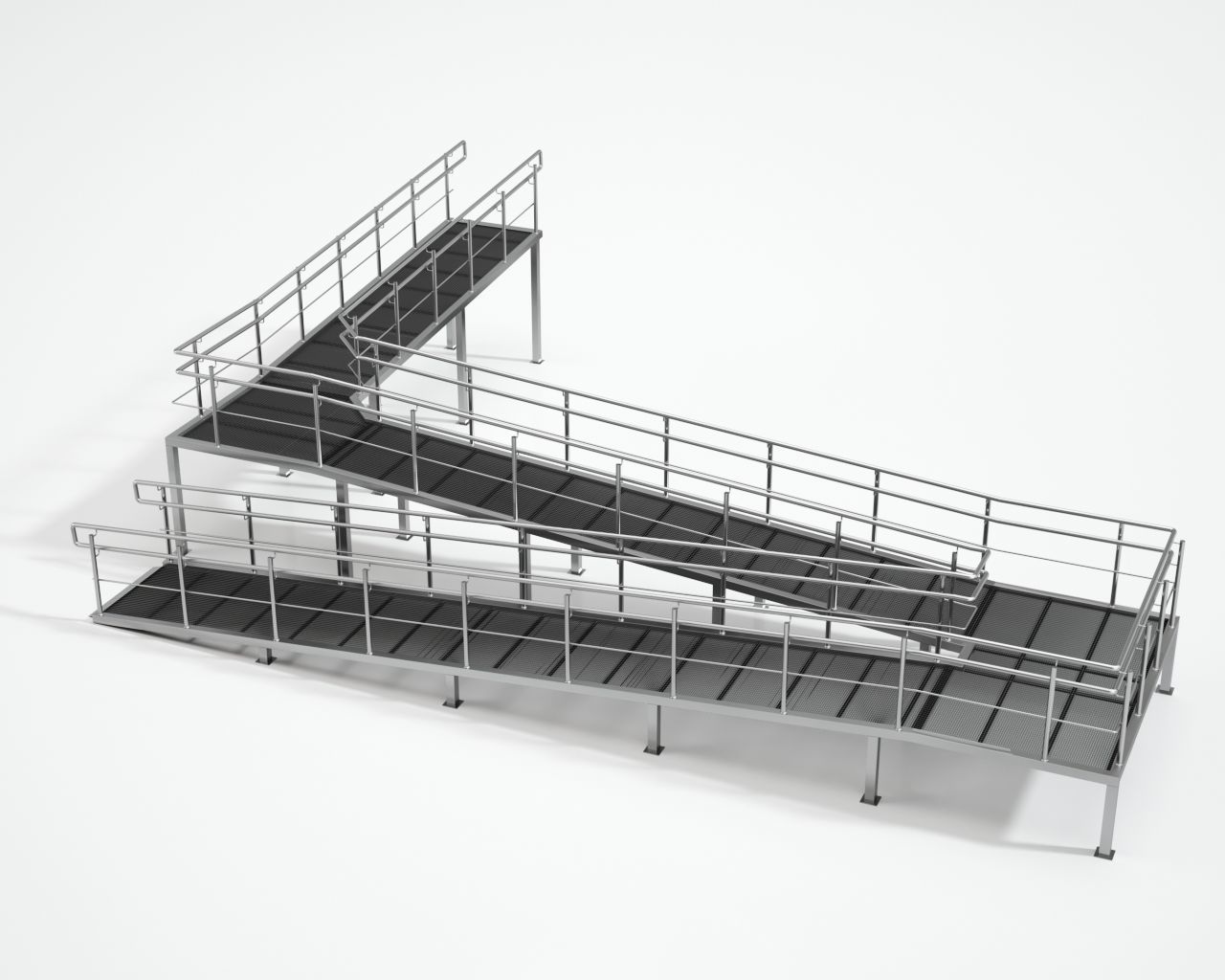 Set of 11 different size ramps 3D model | CGTrader
