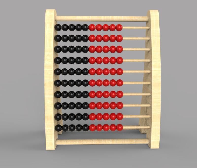 Abacus 3D model | CGTrader
