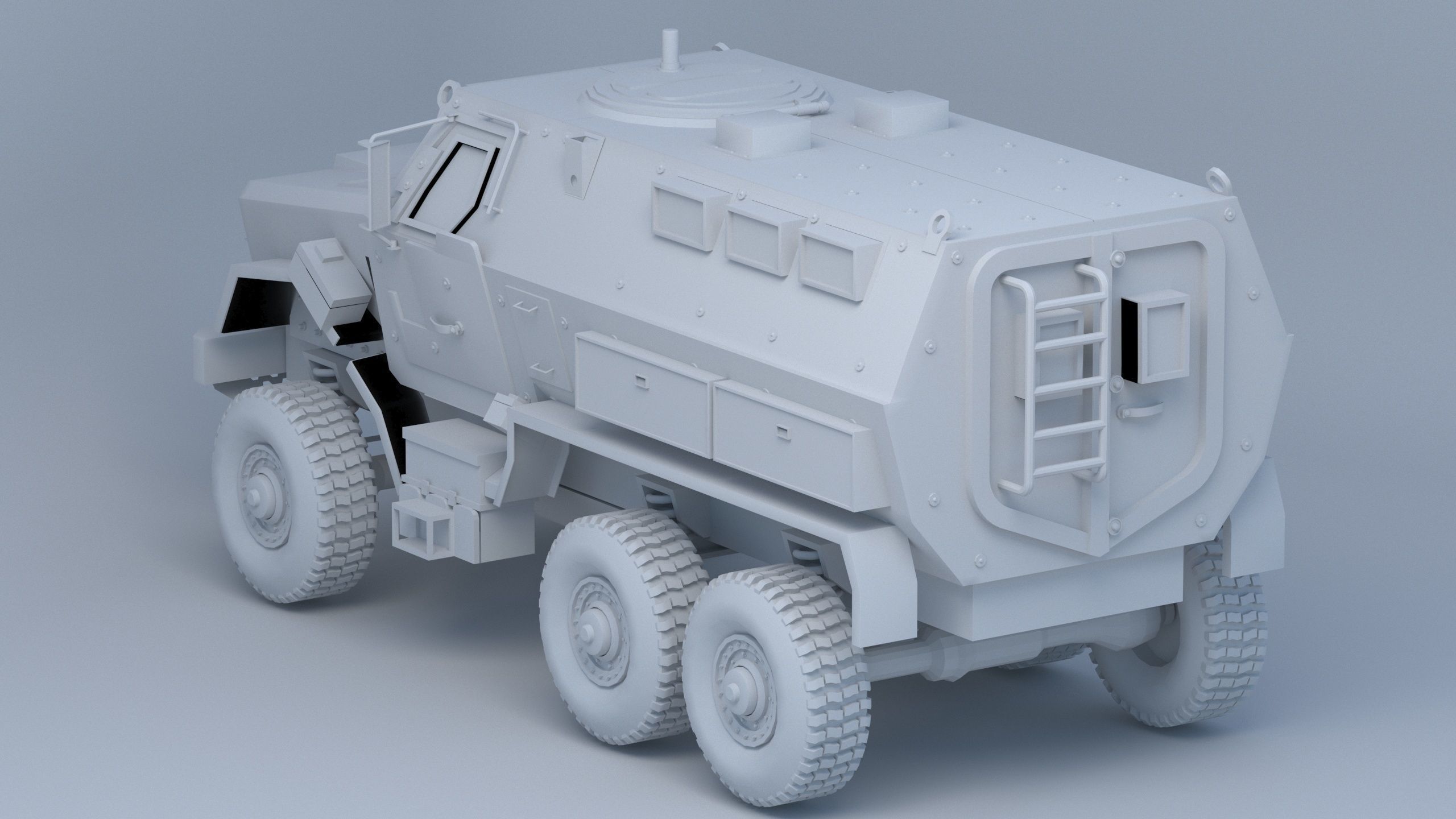 2007 BAE systems Caiman CMTV 3D model | CGTrader