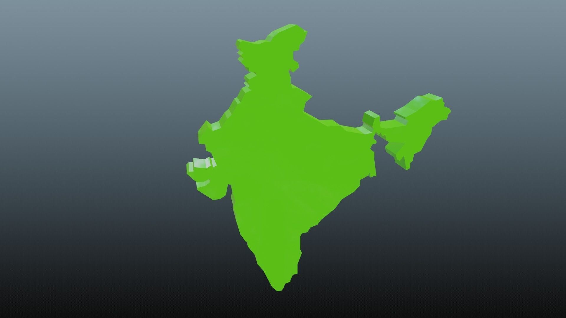 3D model India map symbol VR / AR / low-poly | CGTrader