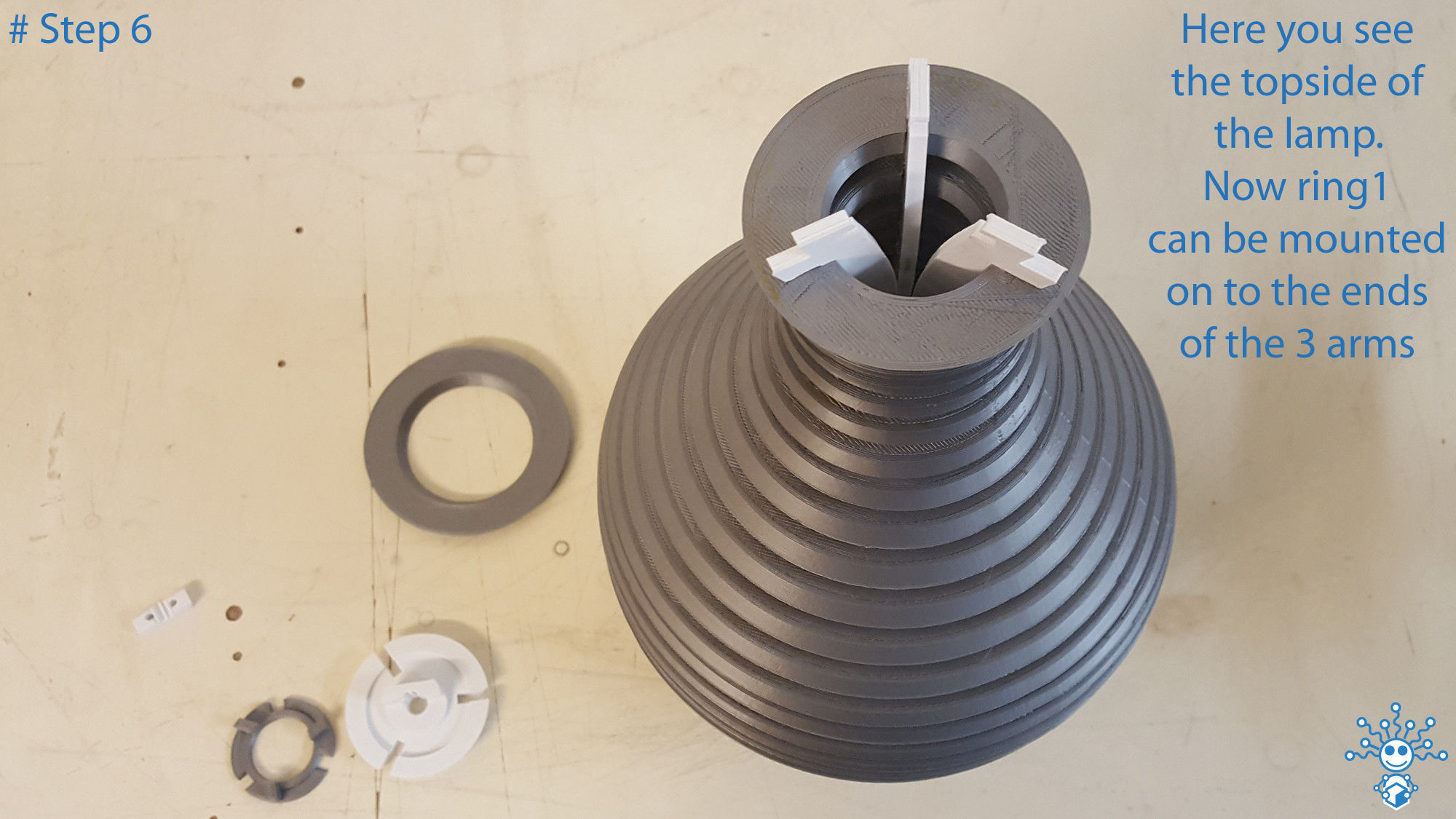 Ring Lamp free 3D model 3D printable | CGTrader