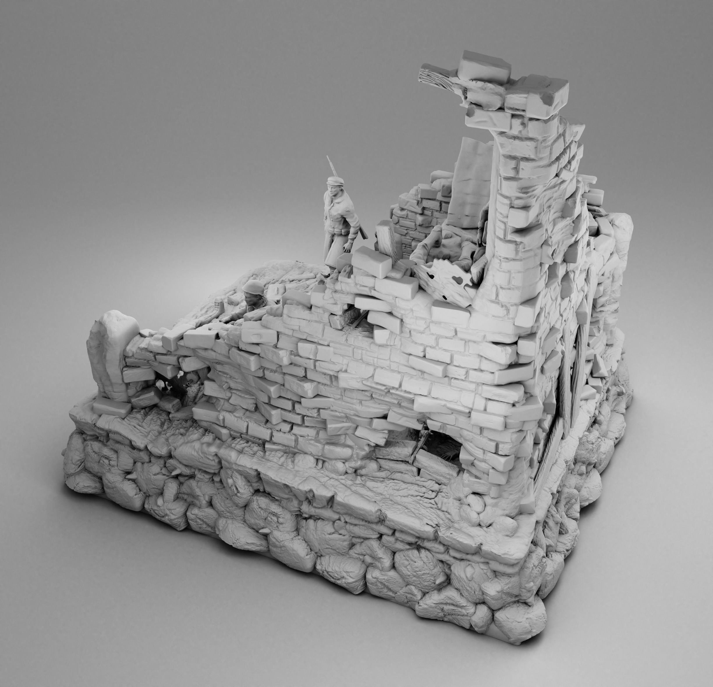 First world war 3D model 3D printable | CGTrader