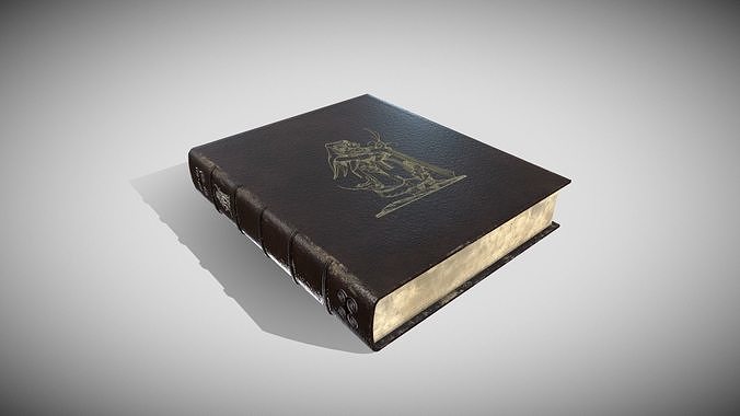 3D model Fantasy Book VR / AR / low-poly | CGTrader